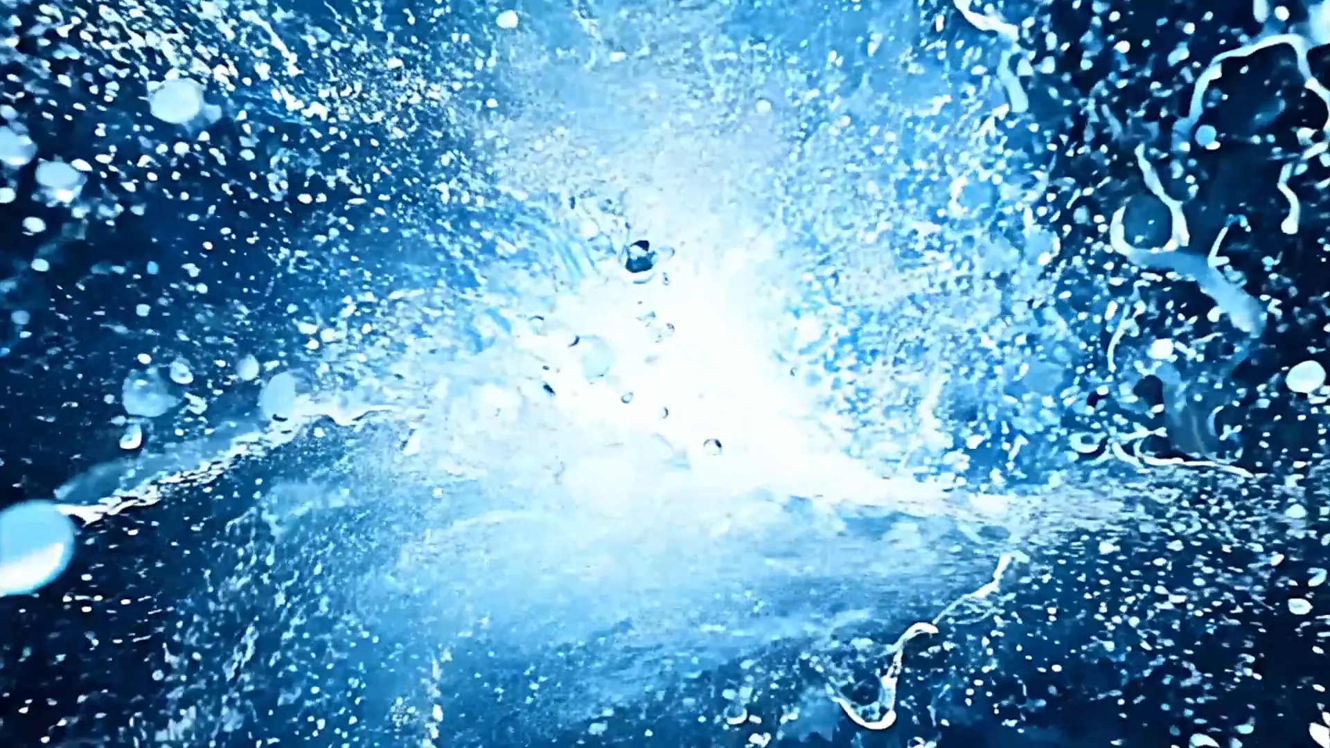 Blue Particle Explosion Overlay For Logo Animation | Videos